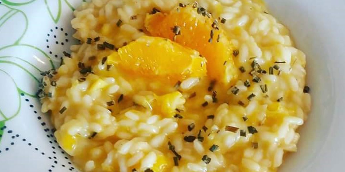 Risotto all'arancia - Ricetta - Riseria Re Carlo